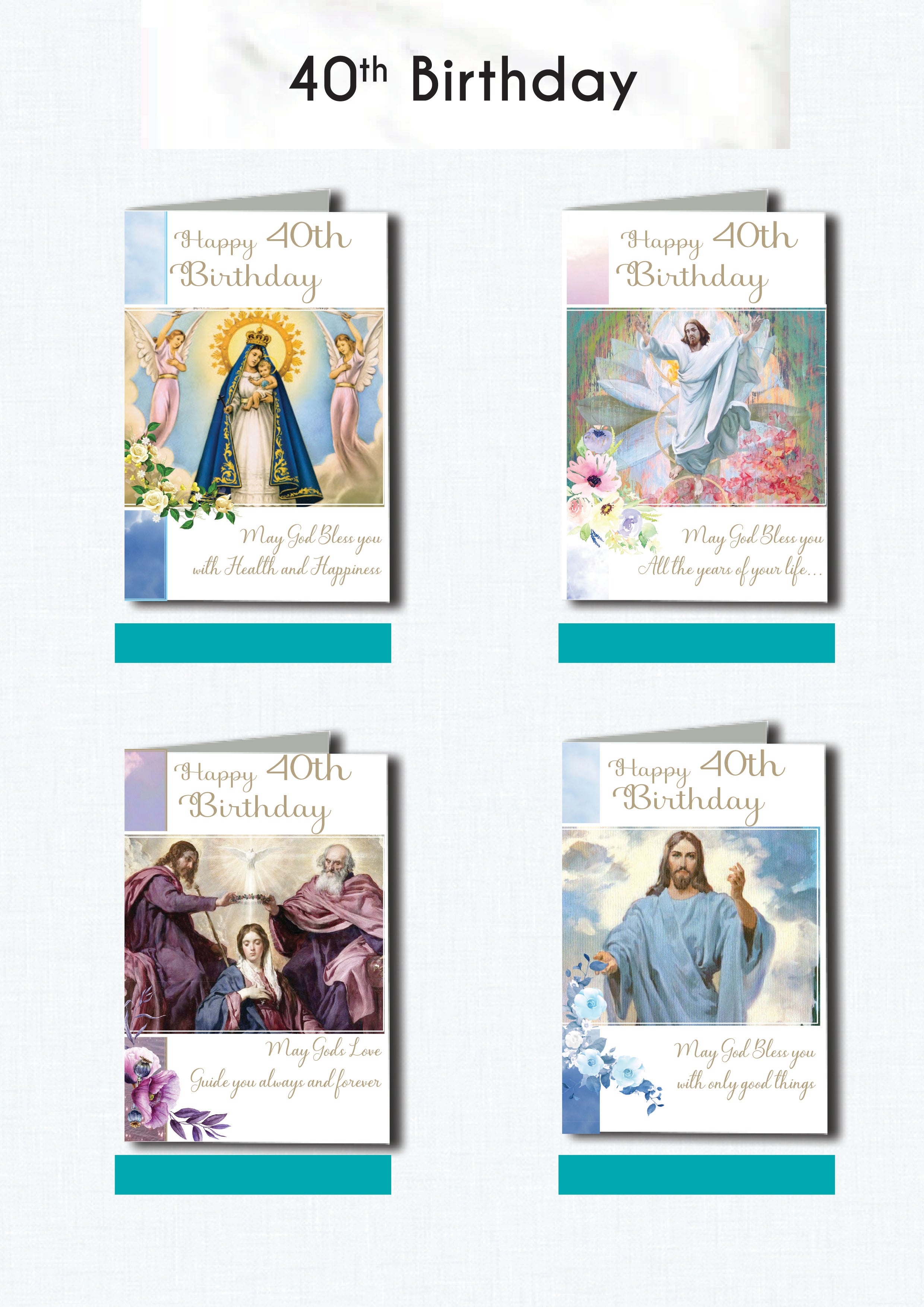 40th Birthday Mass Bouquet – The Holy Shop Ireland