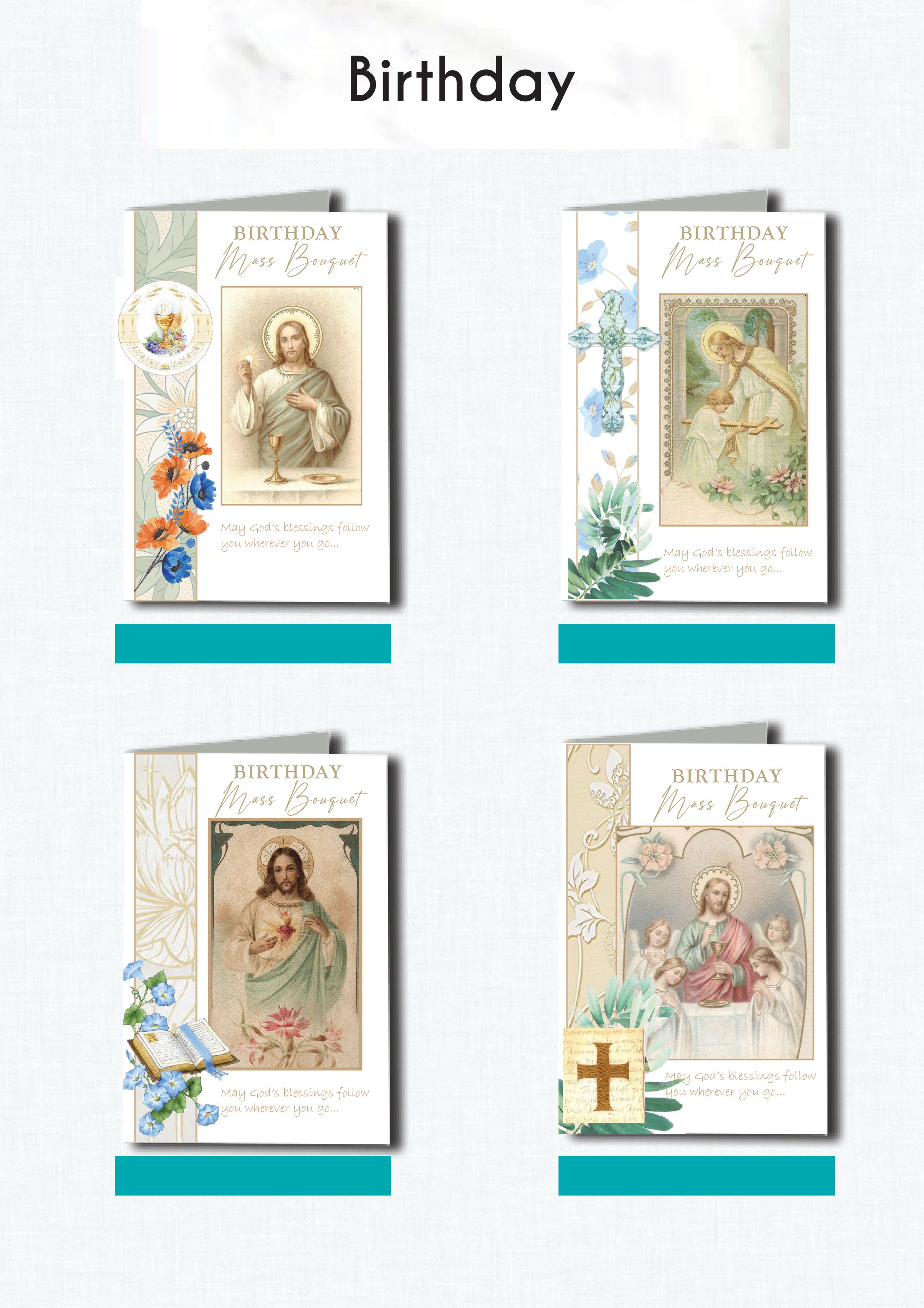 Birthday Mass Bouquet (signed) – The Holy Shop Ireland